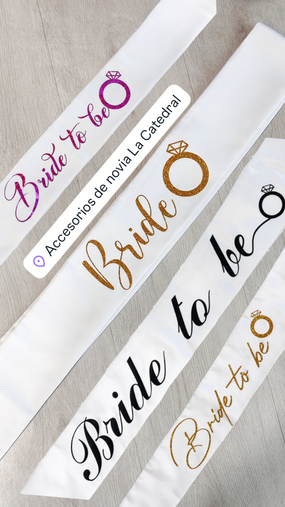 Banda BRIDE – La Catedral Accesorios de Novia